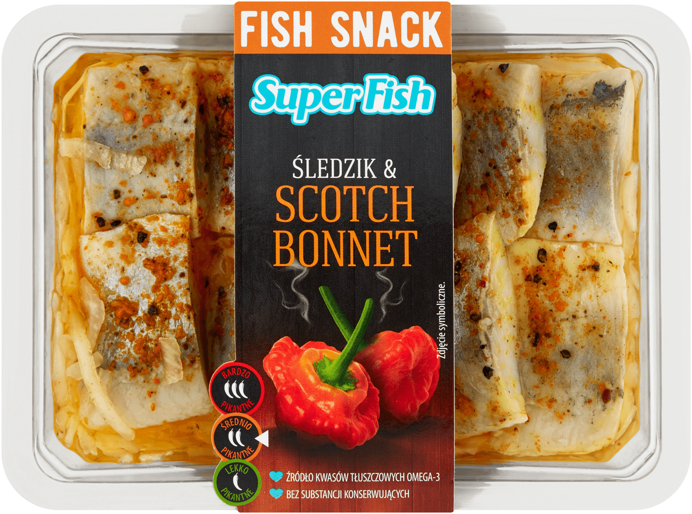 Fish Snack herring & scotch bonnet - Superfish